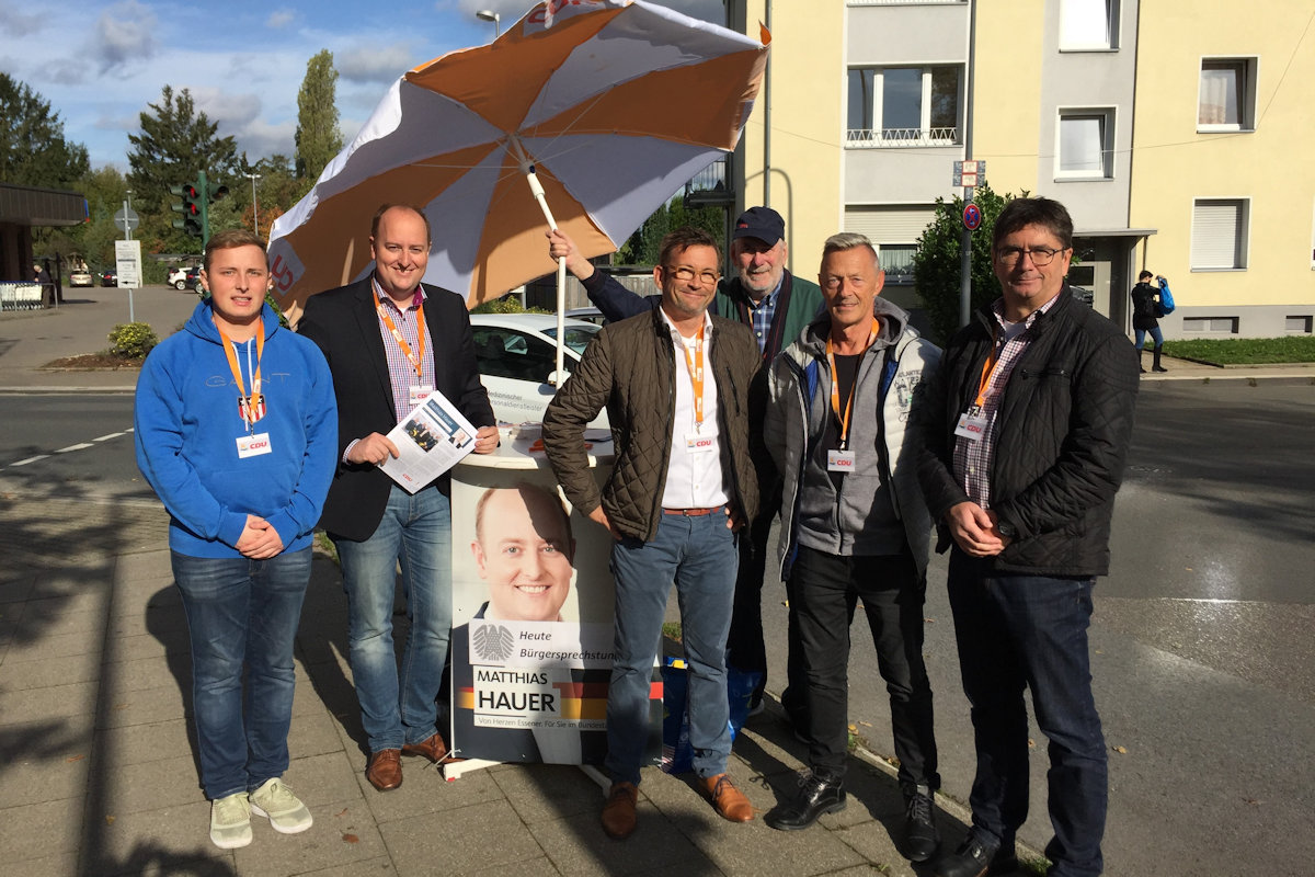 Bürgersprechstunde in Horst-Eiberg - Matthias Hauer MdB